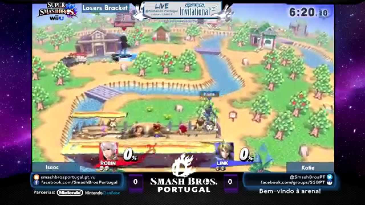 SBPT Invitational #1 - Isaac (Robin) VS Katie (Link) - SSB4 Losers ...