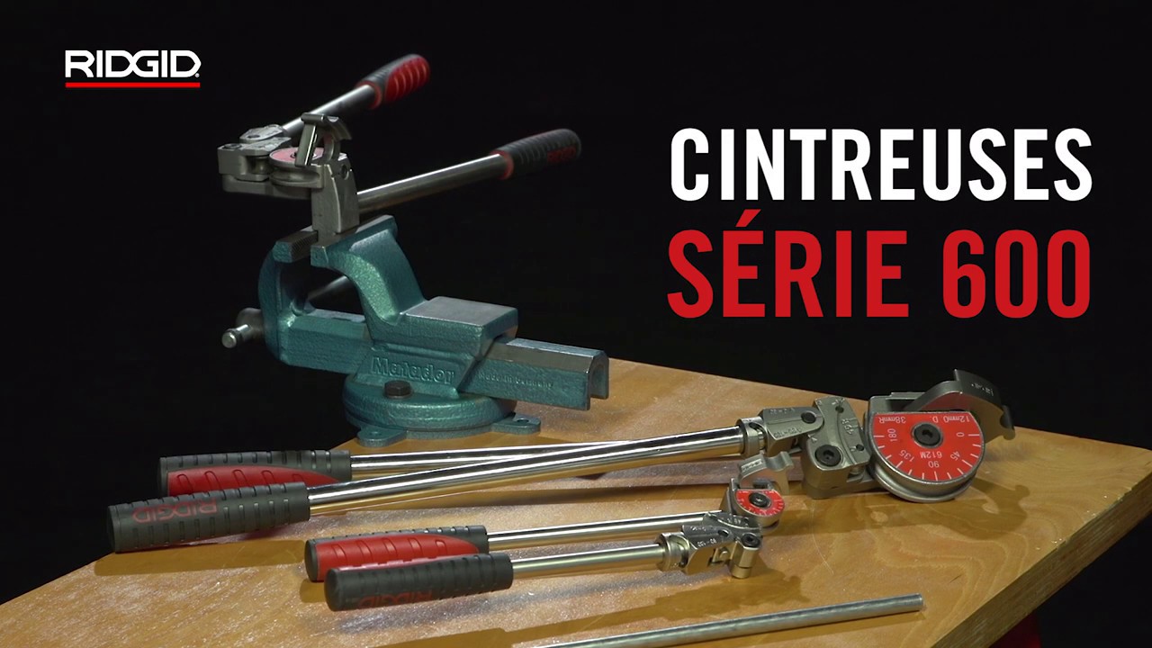 RIDGID Cintreuses à instrument haute résistance série 600 - YouTube