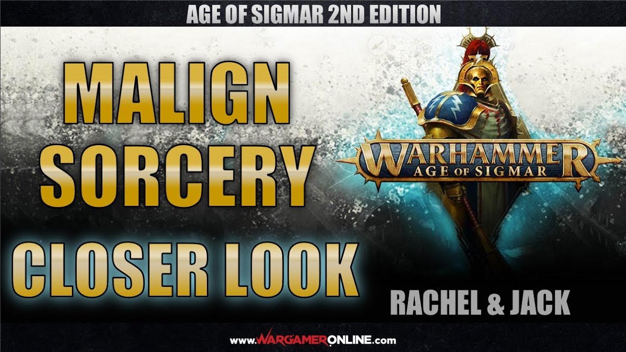 ⭐️CLOSER LOOK Malign Sorcery; Age of Sigmar Second Edition - YouTube
