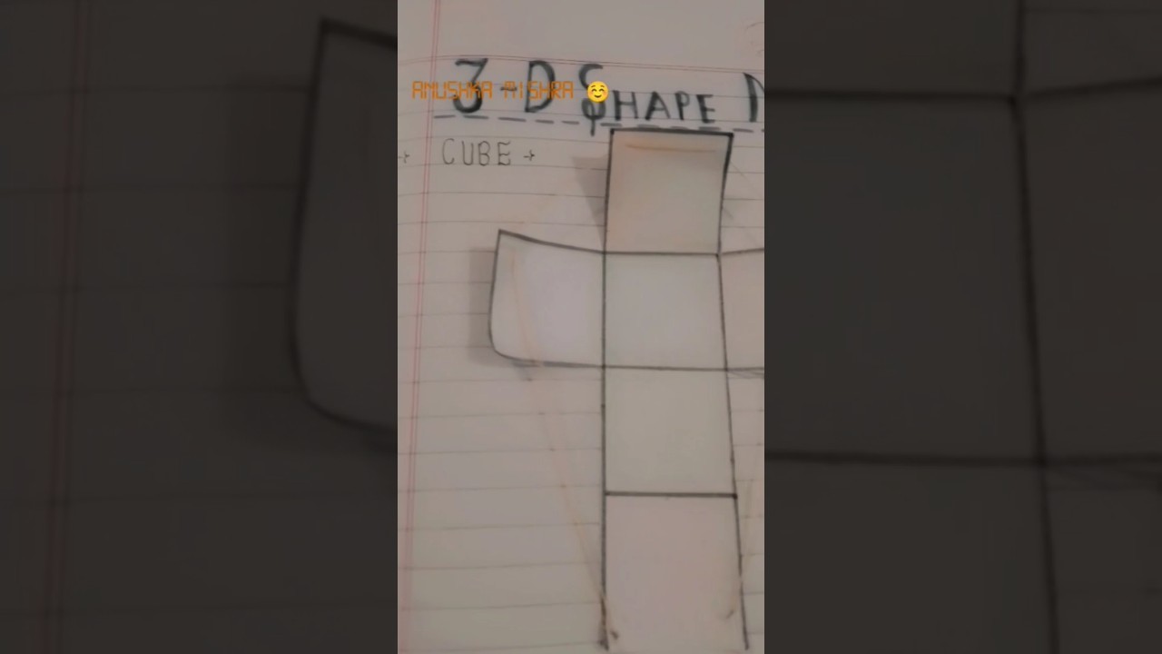 Cube 3D pull up shape - YouTube