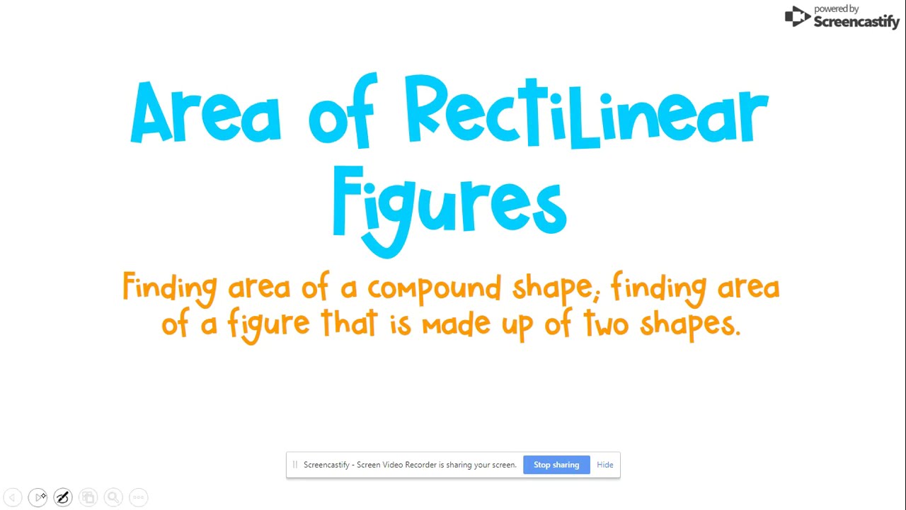 Area of Rectilinear Figures - YouTube