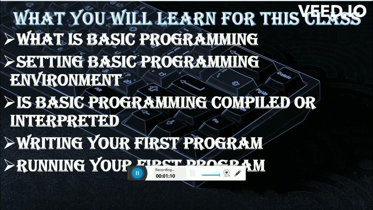 Introduction To Qbasic Programming For Beginners Youtube