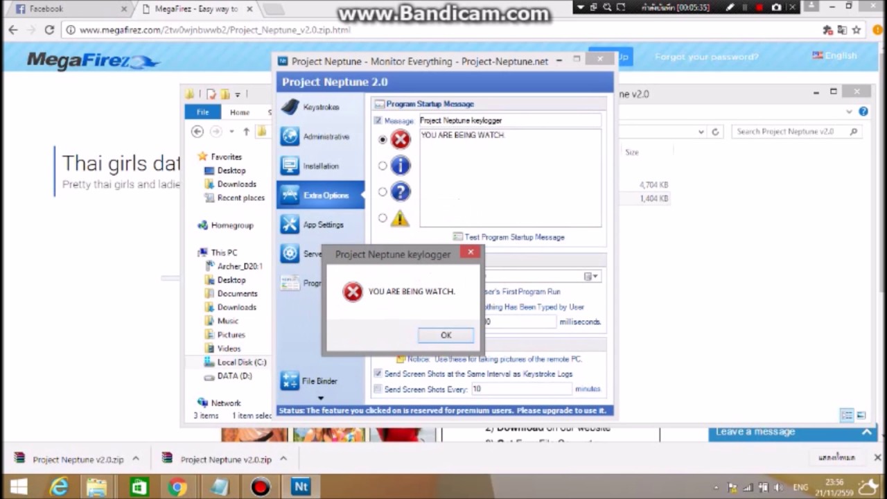 Project Neptune Keylogger - YouTube
