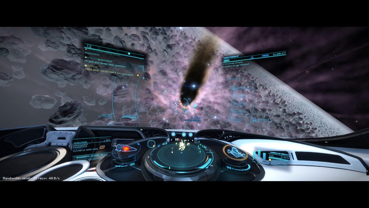 Elite Dangerous infinity missile bug :D - YouTube