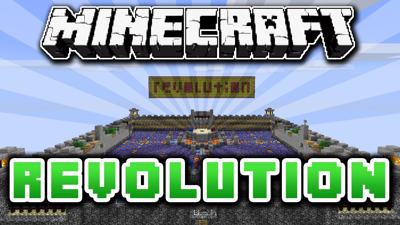 Minecraft REVOLUTION - PVP Map + Gameplay! - YouTube