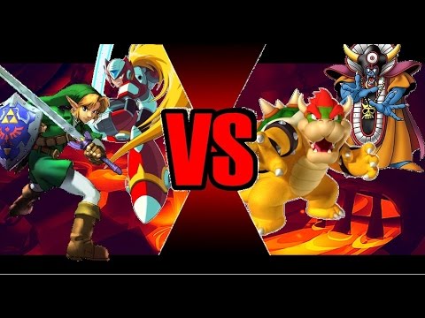 ZERO & LINK VS BOWSER & ZOMA - YouTube