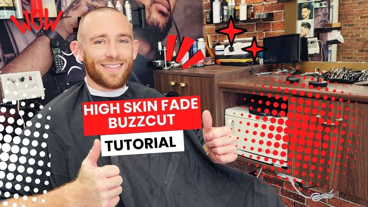 High skin fade buzzcut tutorial. "High Skin Fade Buzz Cut Tutorial 🔥 ...