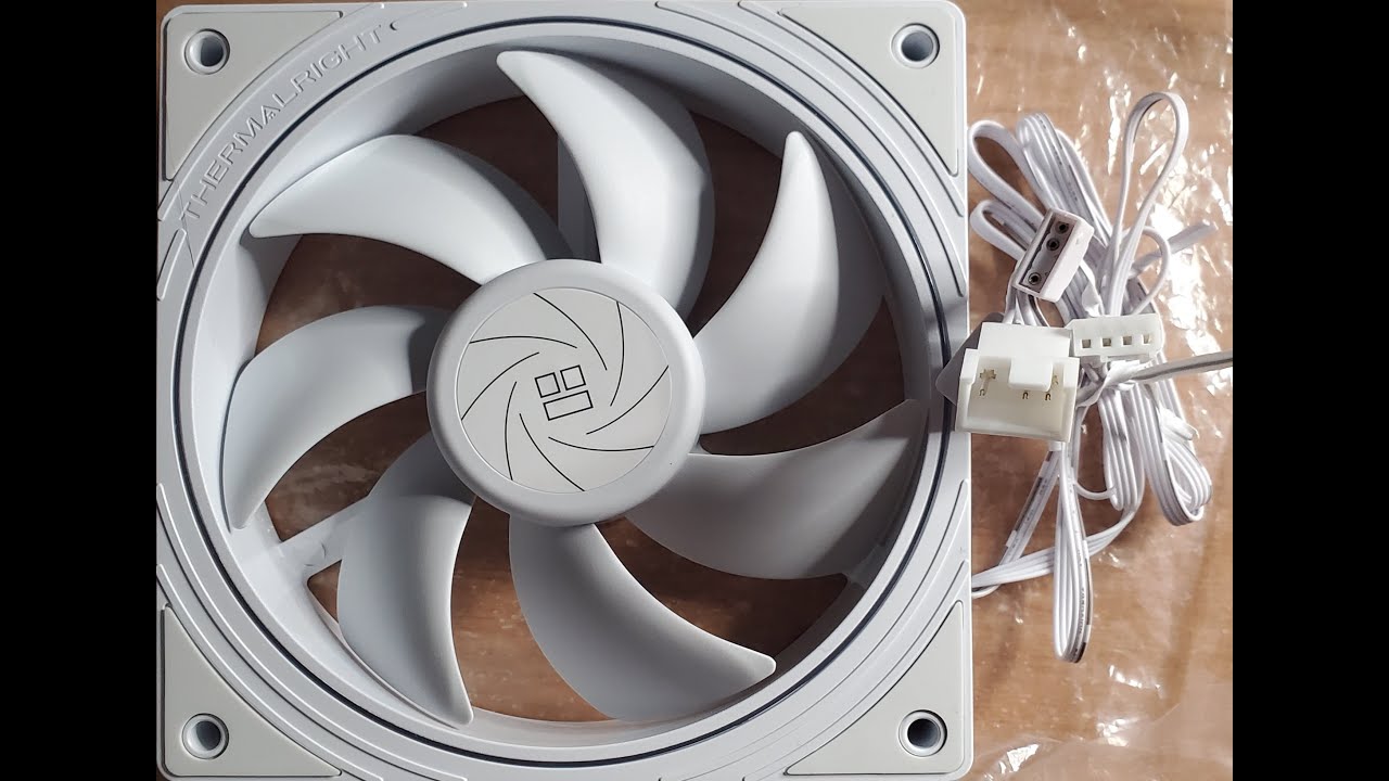 ThermalRight TL-S12-W 120 PWM ARGB Fan Review, Pt 1 - YouTube
