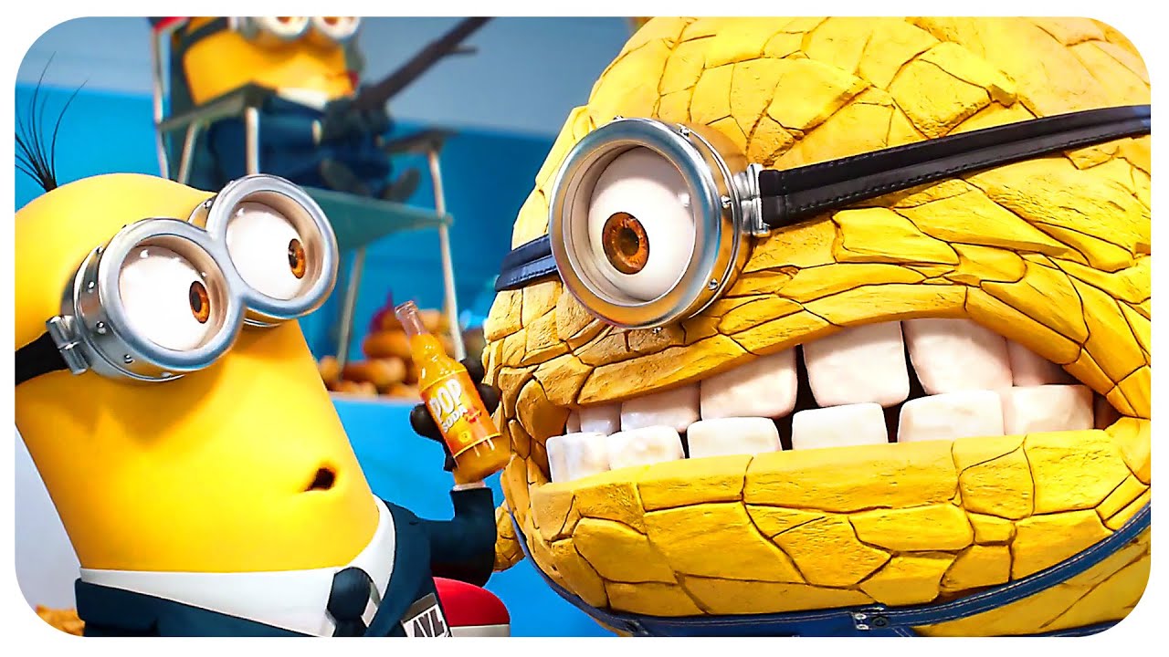 DESPICABLE ME 4 "Mega Minions in the break room" Scene (2024) - YouTube