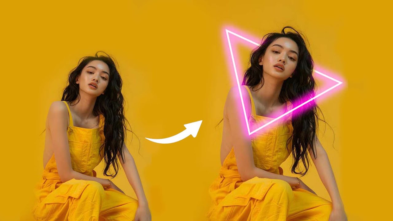 Neon Light Effect Photoshop Tutorial - YouTube