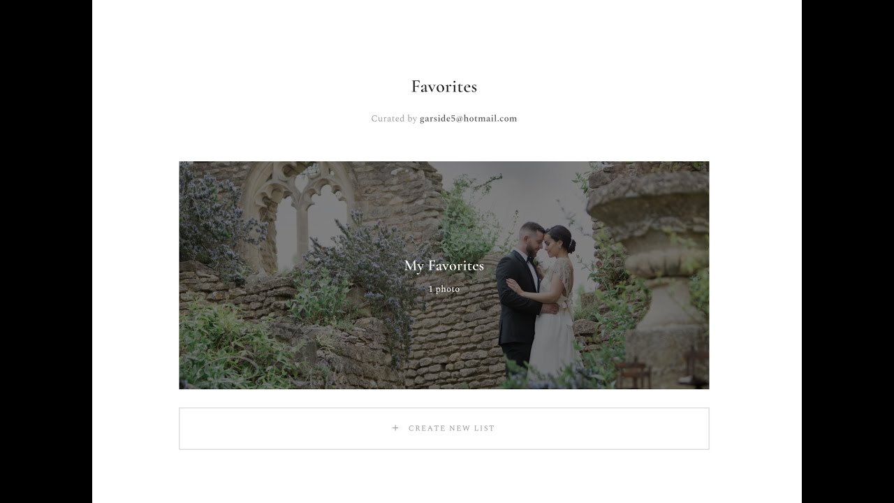 How to create a favourites list and download your photo gallery online ...
