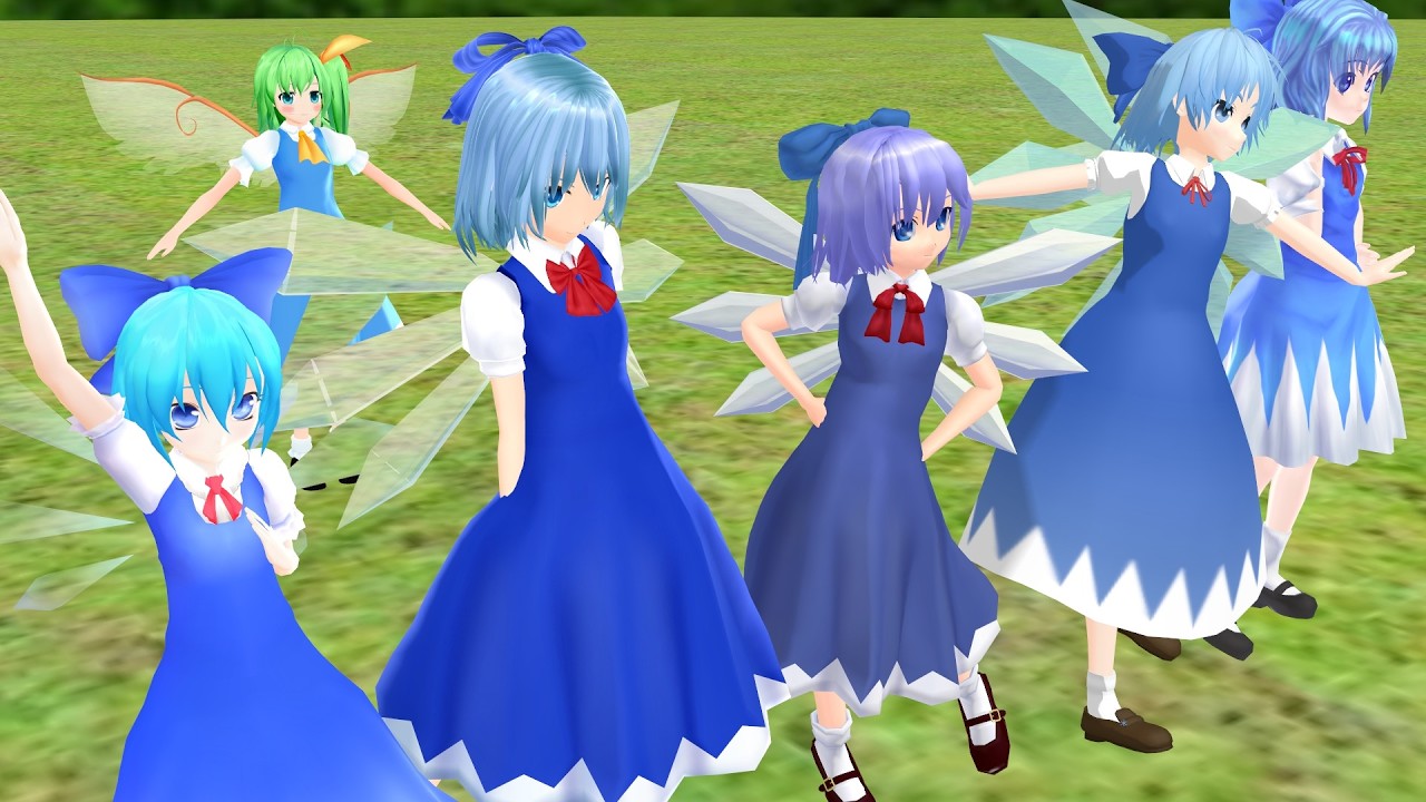 どのチルノが好き？ チルノ紙芝居MMD10選！ Top 10 Most Touhou MMDs Cirno - YouTube
