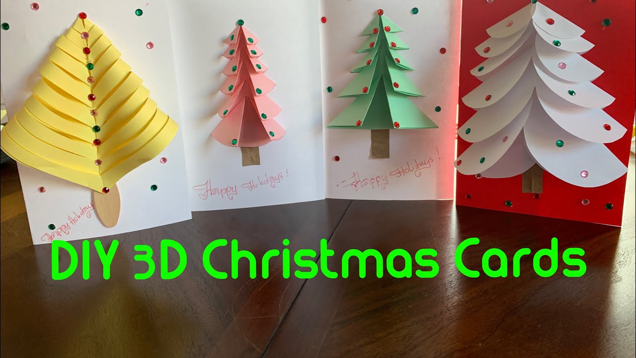 DIY 3D Christmas Cards YouTube diy-3d-christmas-cards-youtube