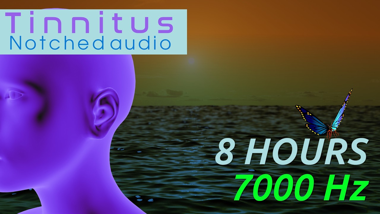 8 Hours of Organic Deep Sea Waves - 7000 Hz notched 🌊 Long Cycles for ...