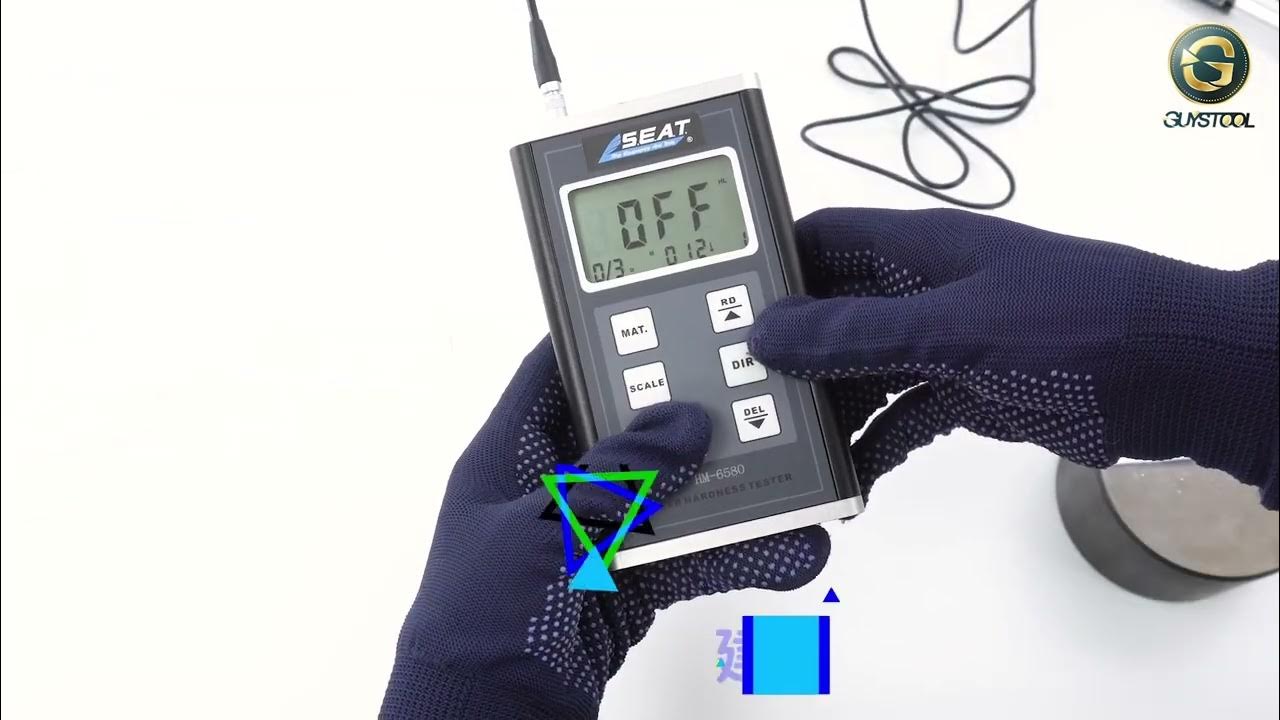 GUYSTOOL MET LHTT6580 升级版里氏硬度計 - YouTube