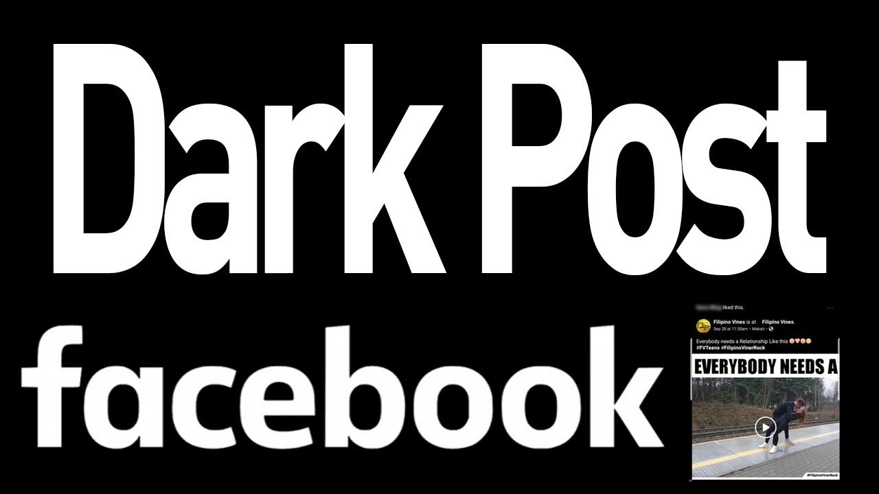 ¿Que es un Dark Post en Facebook? - YouTube