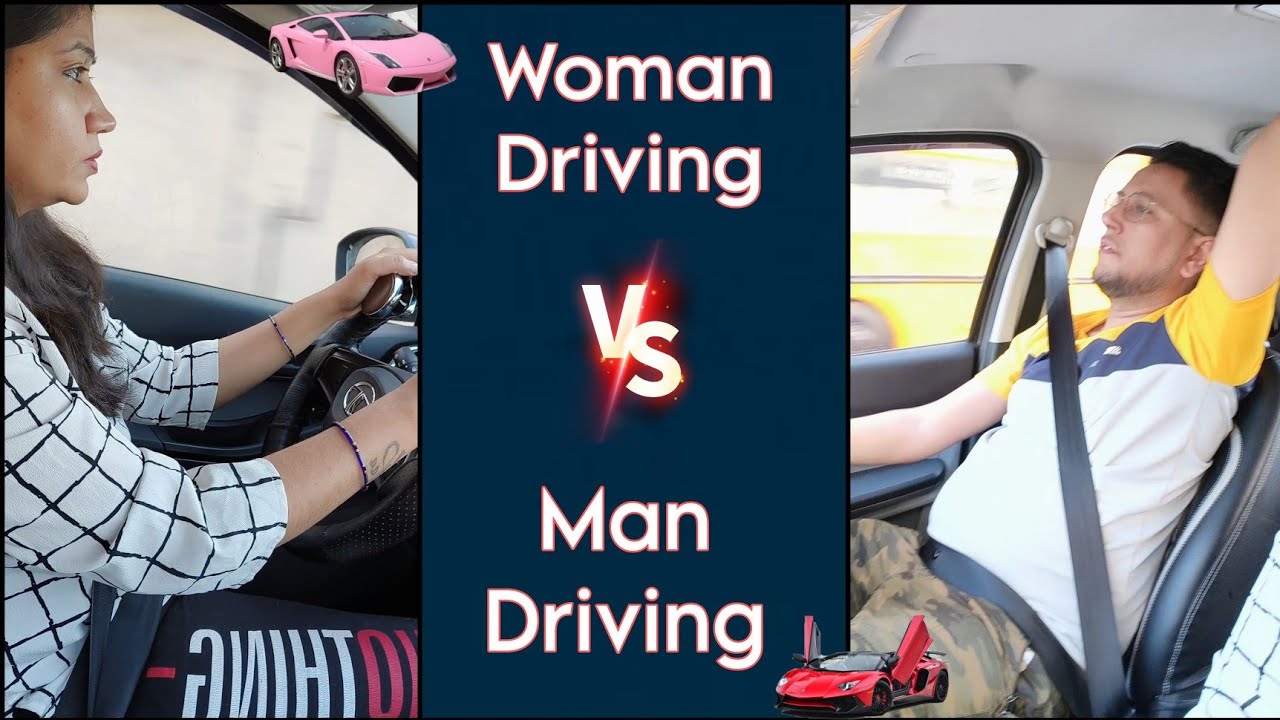 Woman's Driving VS Man's driving | Comedy Video | PositiveReality - YouTube