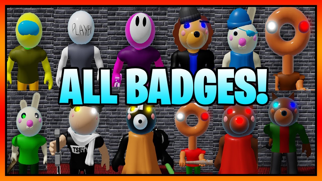 How to get ALL 15 BADGES in PIGGY RP CUSTOMS! || Roblox - YouTube