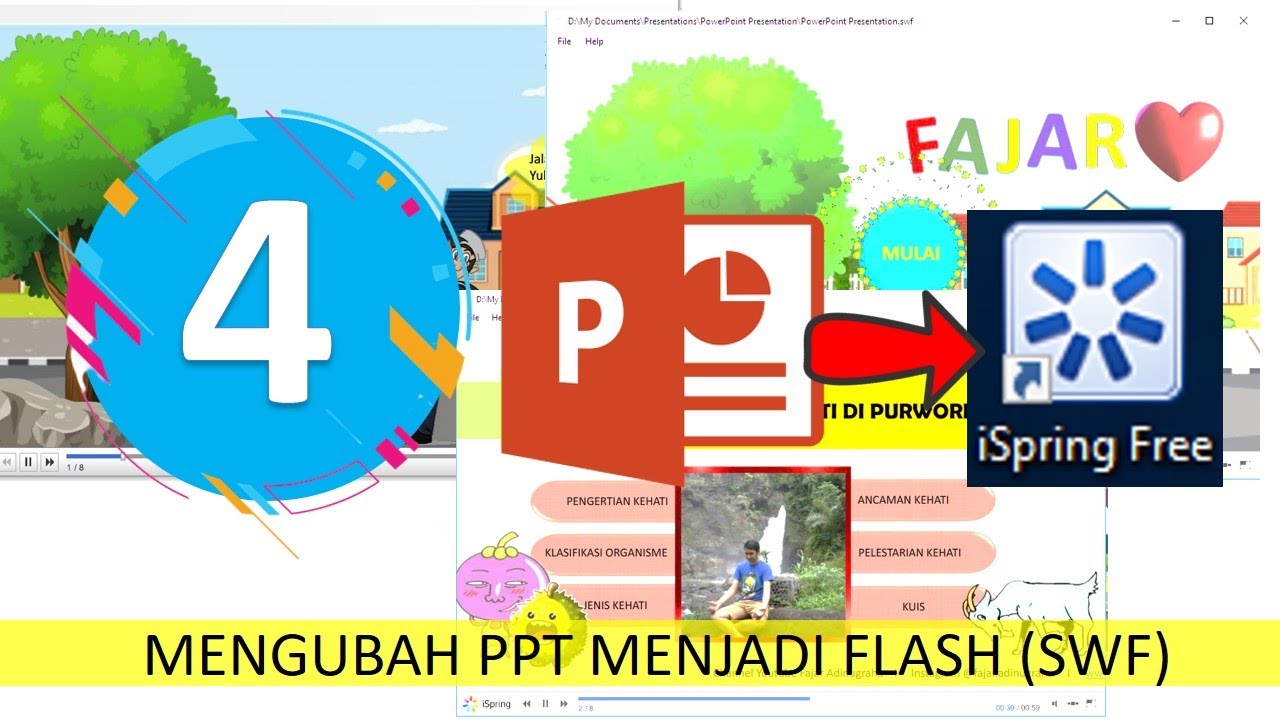 Mengubah PPT (Ms. Power Point) menjadi File Swf (Flash) - YouTube