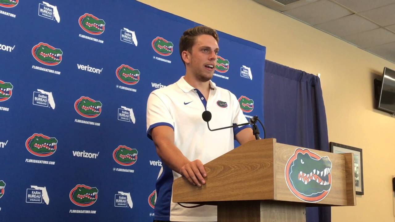 Florida QB Luke Del Rio reflects on win over Kentucky - YouTube