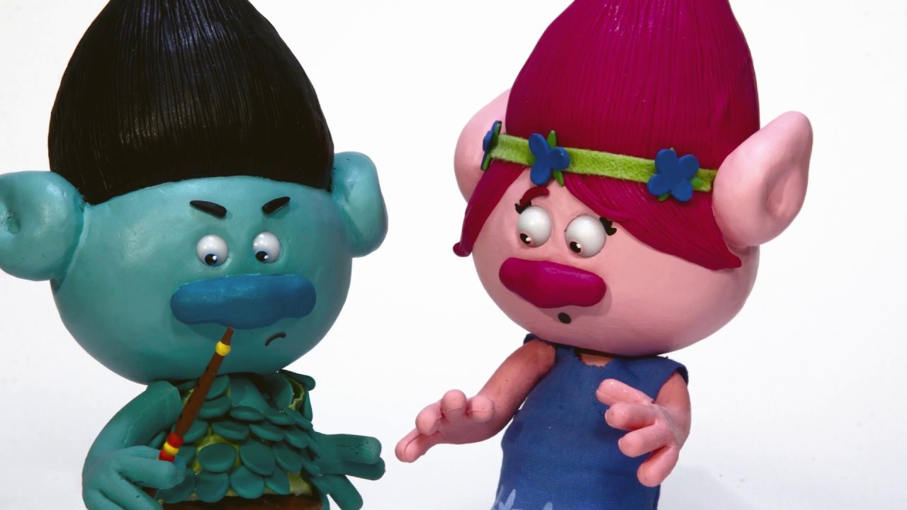 Princess Poppy Plays Guitar! - Trolls Movie Play Doh Stop Motion ...