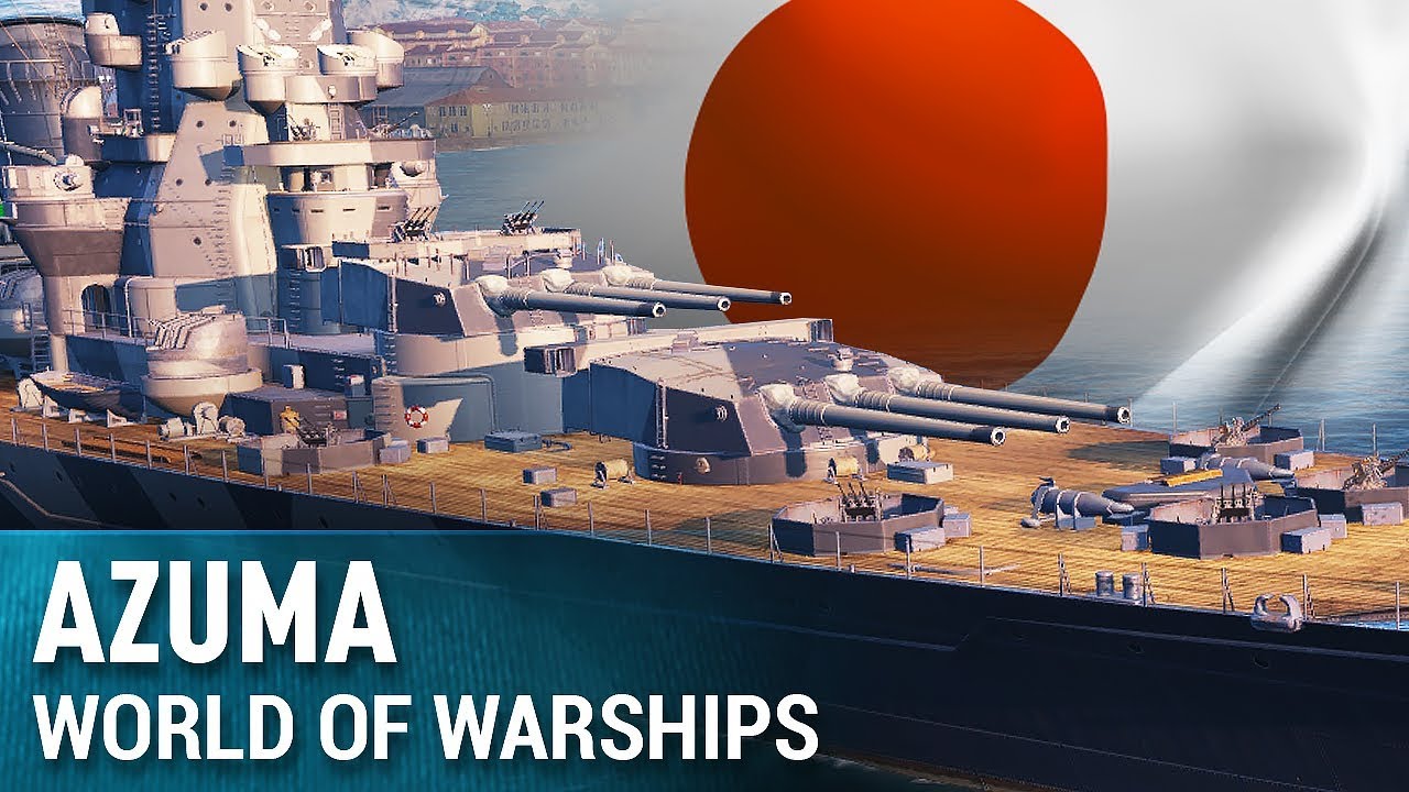 AZUMA - WORLD OF WARSHIPS - YouTube