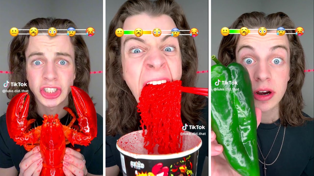 LukeDidThat Spicy Food Challenge Video Compilation [ PART 6 ] - YouTube