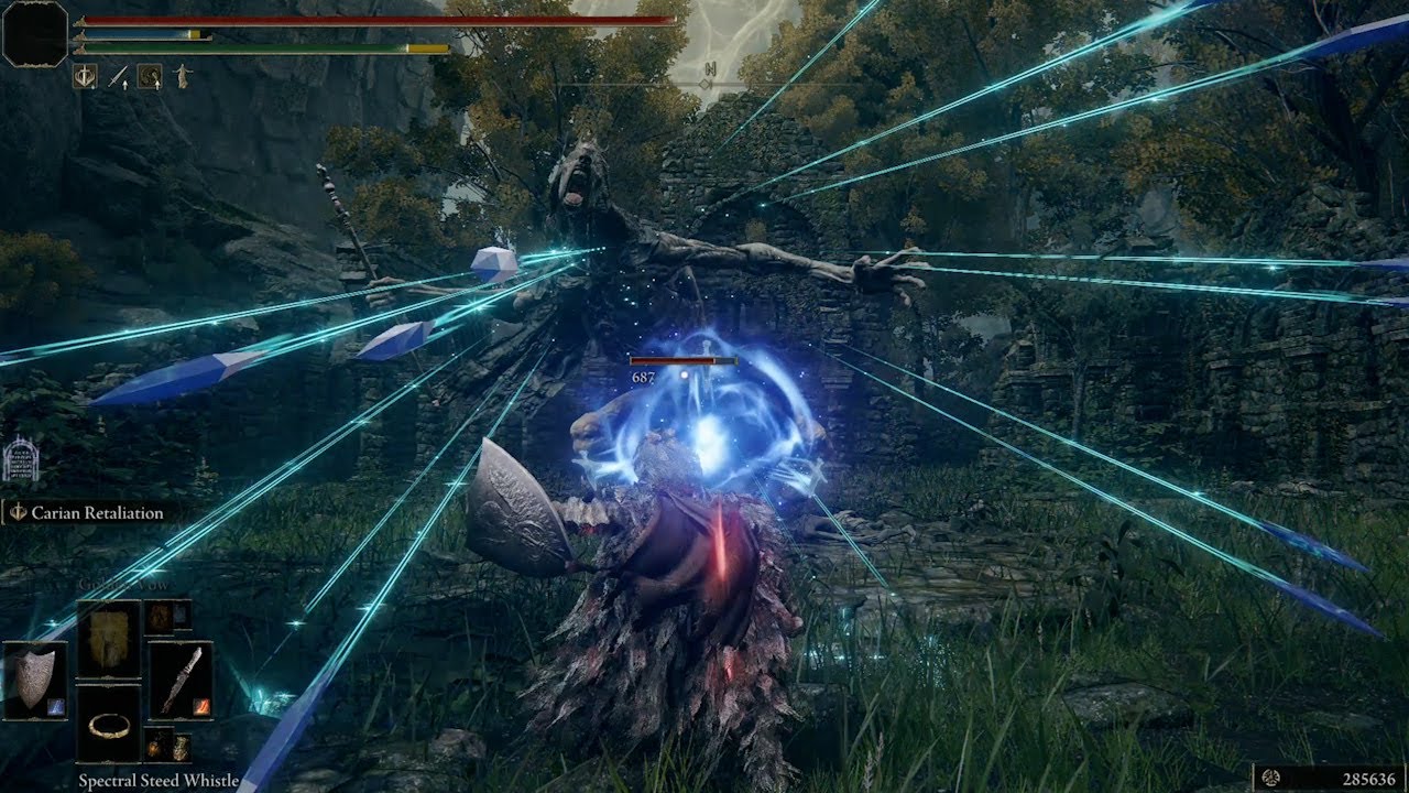 ELDEN RING™ : Demi Human Queen | Carian Retaliation | No Damage Boss ...