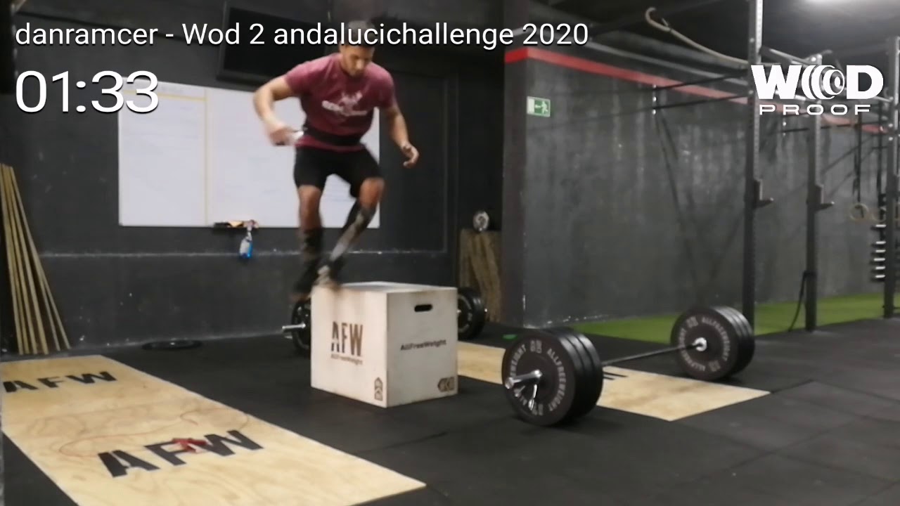 Daniel Ramis Cerdán - Wod 2 Andalucichallenge 2020 - YouTube