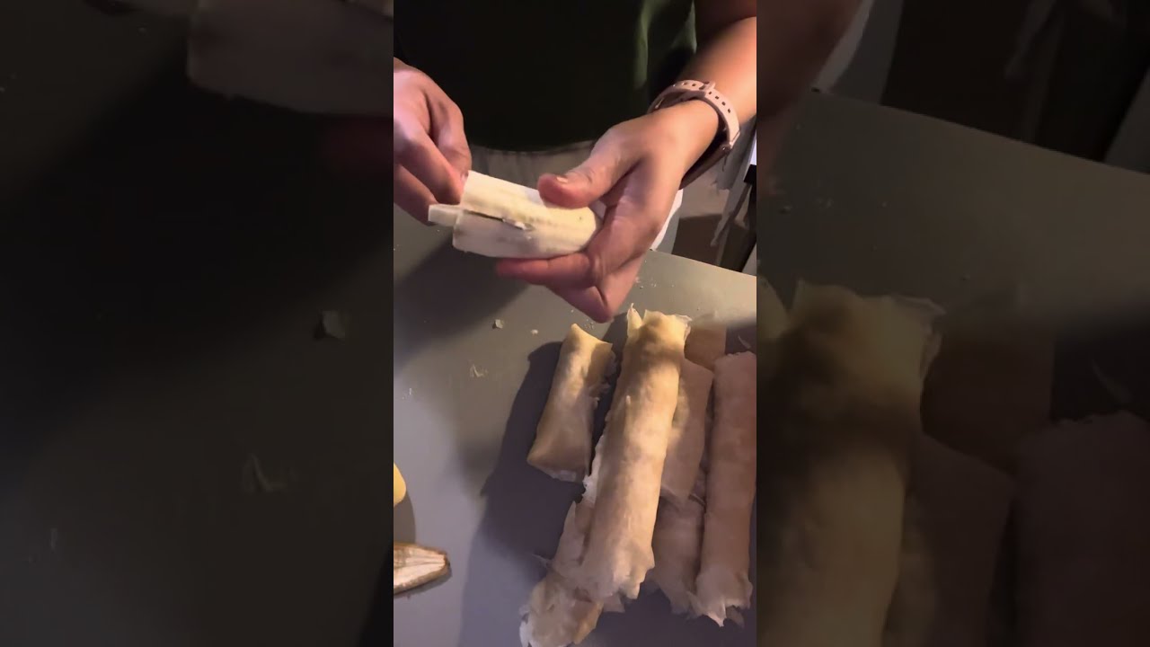 Gumawa ako ng turon gamit ang homemade wrapper #turon #homemadewrapper ...