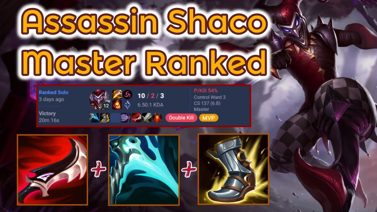 Assassin Shaco vs. Khazix - S13 Master Ranked [League of Legends] Full ...