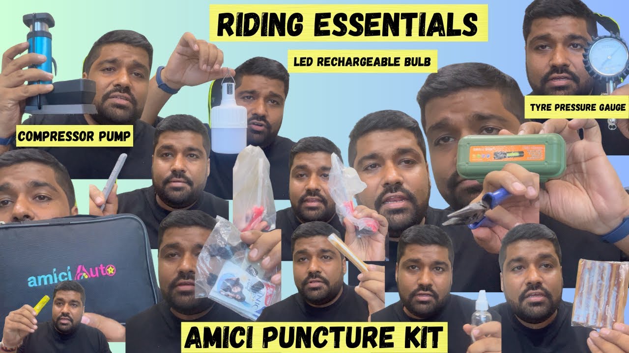 Riding Essential | Amici Puncture Kit | Emergency Flash Light ...