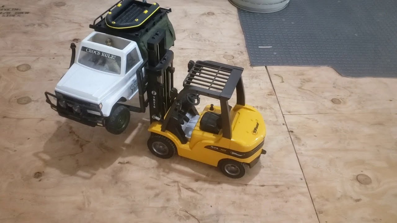 FORKLIFT UPGRADES, top race rc FORKLIFT ADDING MORE WEIGHT - YouTube