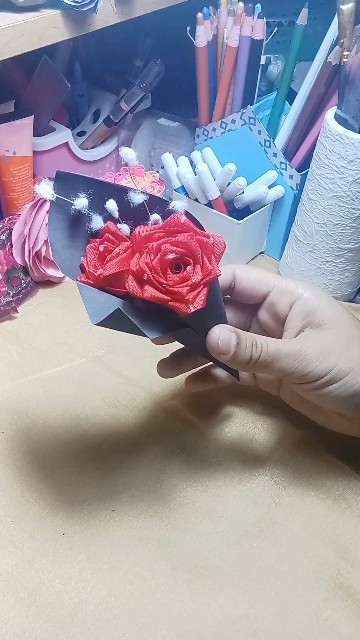 Diy viral ribbon rose making. #shorts #raisasdiary #viralvideo #diy # ...