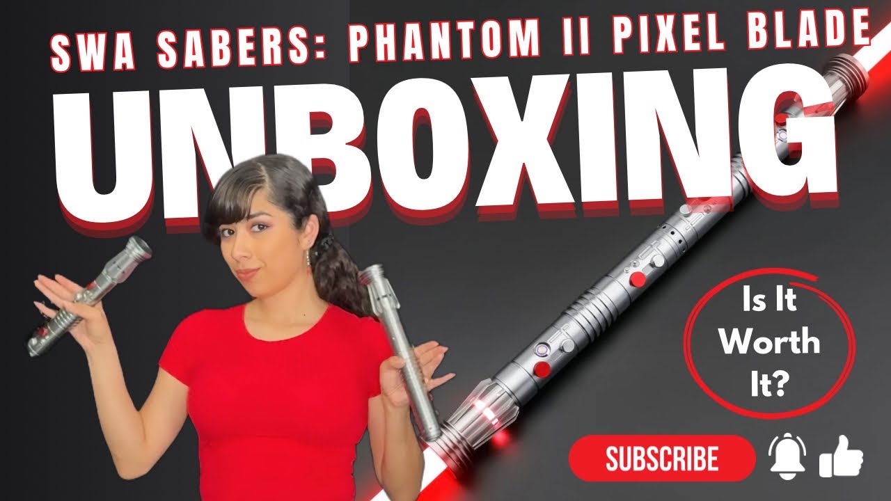 SWA Sabers Unboxing: Phantom II Pixel Blade! Should you get this lightsaber?? - YouTube