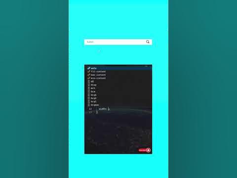 Responsive Search Bar HTML and CSS - YouTube