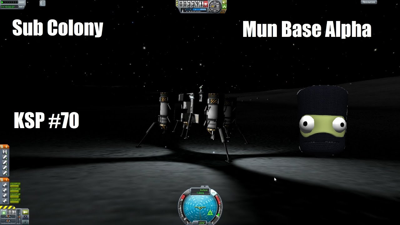 KSP #70 - Mun Base Alpha: Generator (Sub Colony) - YouTube
