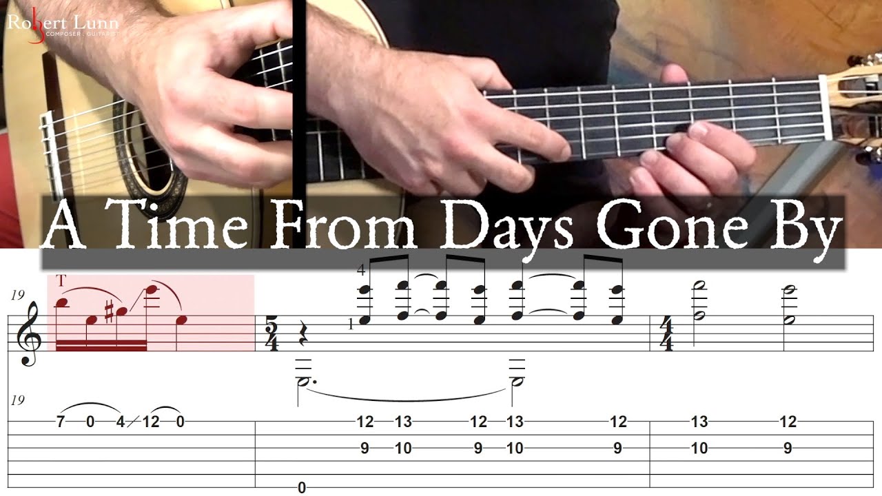 A Time From Days Gone By (Improv) - Full Tutorial with TAB - Classical ...