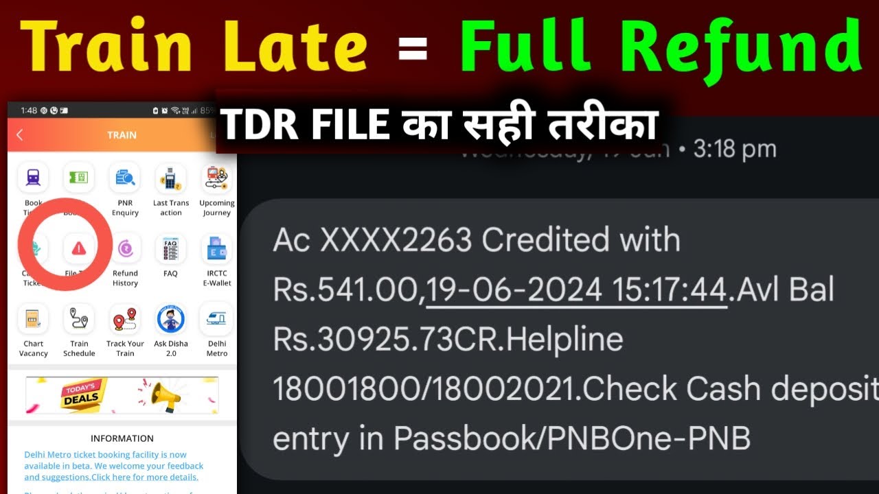 File TDR means in IRCTC | File TDR Kya Hota Hai | The RailBook - YouTube