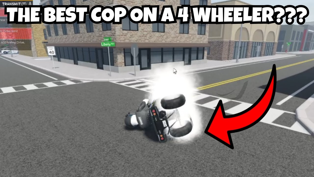 Becoming The Best Police Officer In ER:LC On A 4 Wheeler! - YouTube