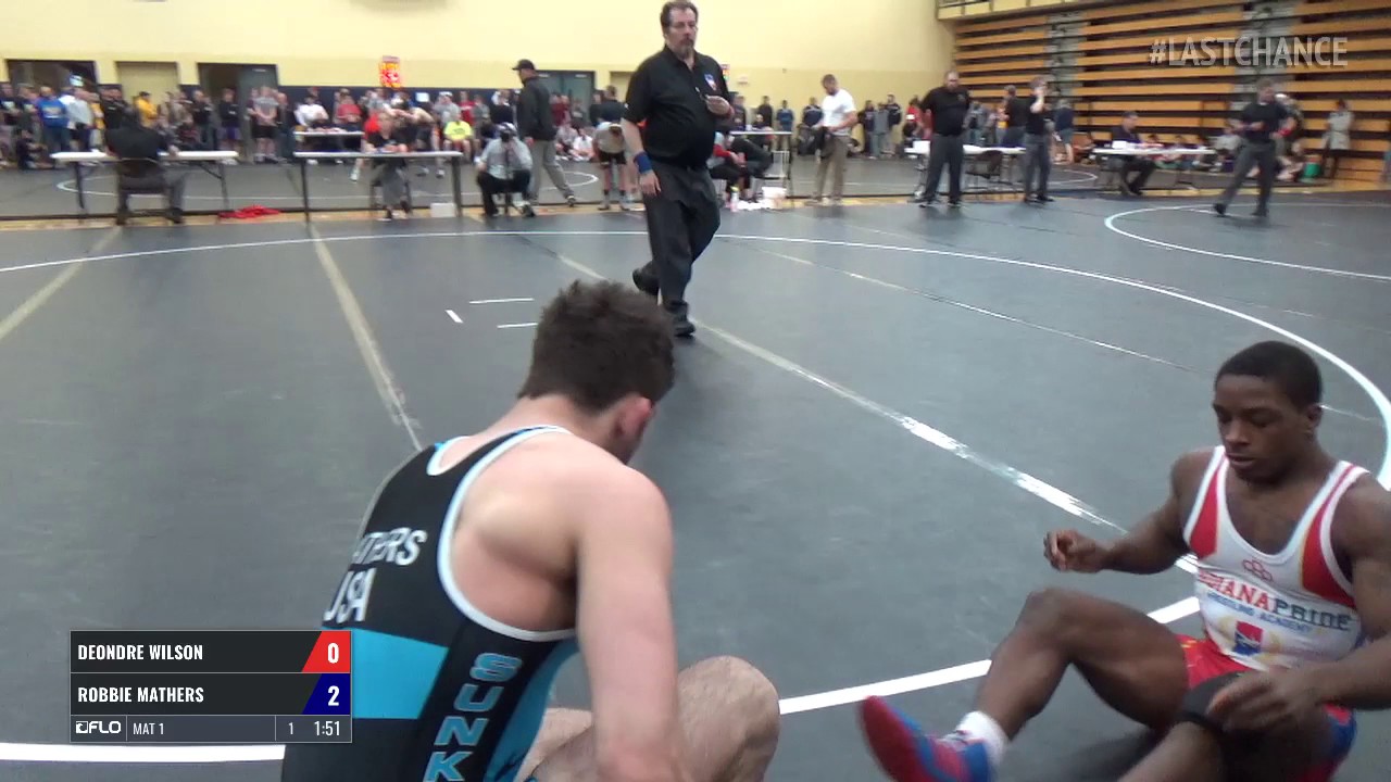 65kg qf, Deondre Wilson, Indiana Pride WC vs Robbie Mathers, Sunkist ...