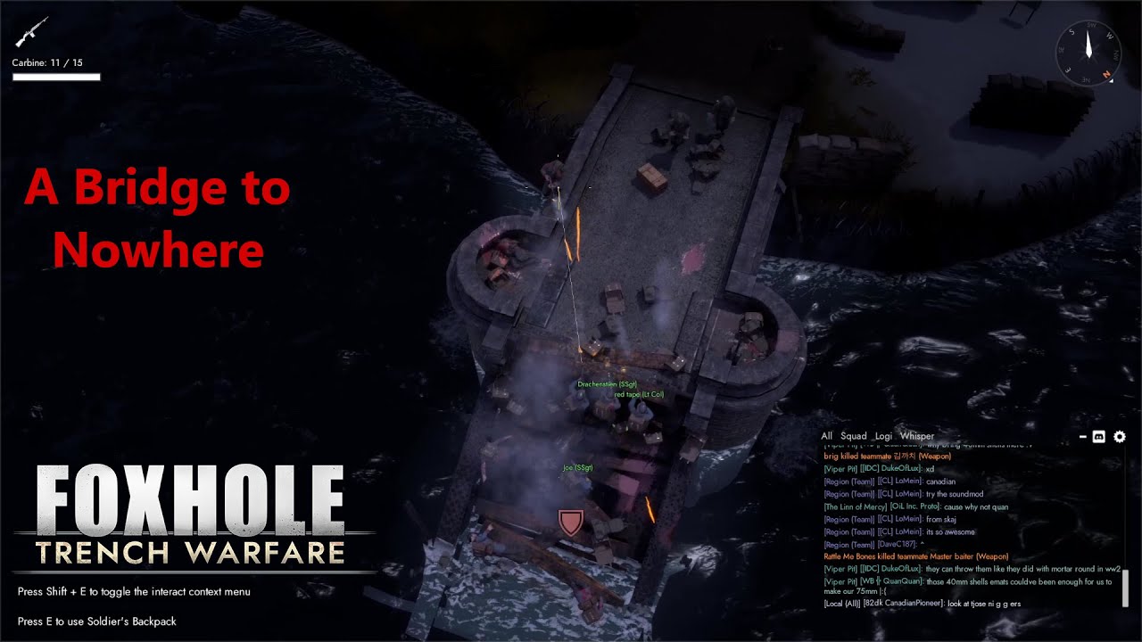 The Bridge to Nowhere - Foxhole Gameplay - YouTube
