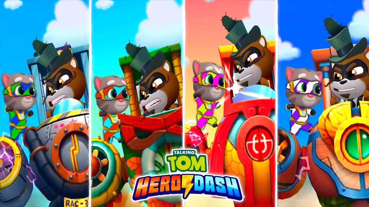 TALKING TOM HERO DASH # ULTRA HERO TOM MIX DOUBLE COLOUR SUIT'S & HERO ...