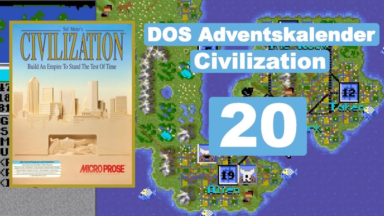 20 - Civilization - DOS Adventskalender - YouTube