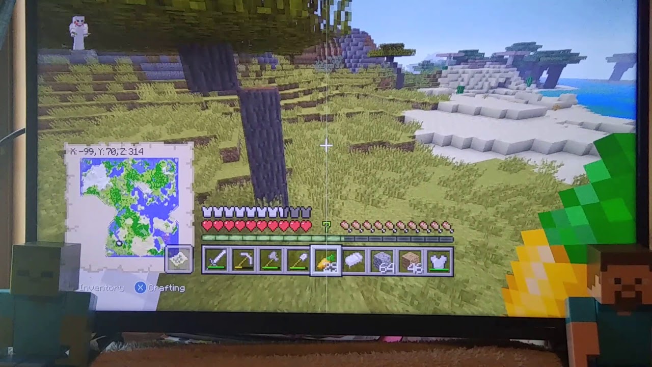 Lets play 1.8 EP 3 Finishing My Map|Minecraft|Xbox 360 - YouTube