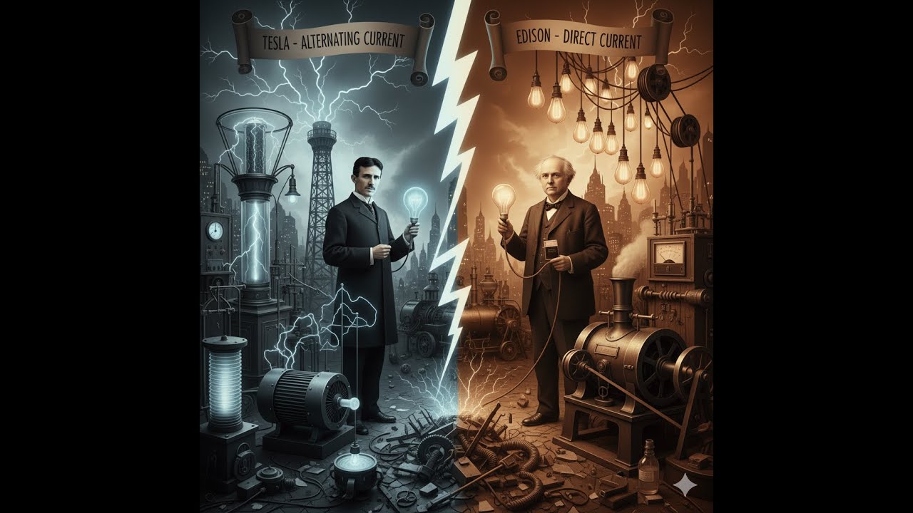 Mentes Brillantes Edison vs Tesla National Geographic - YouTube