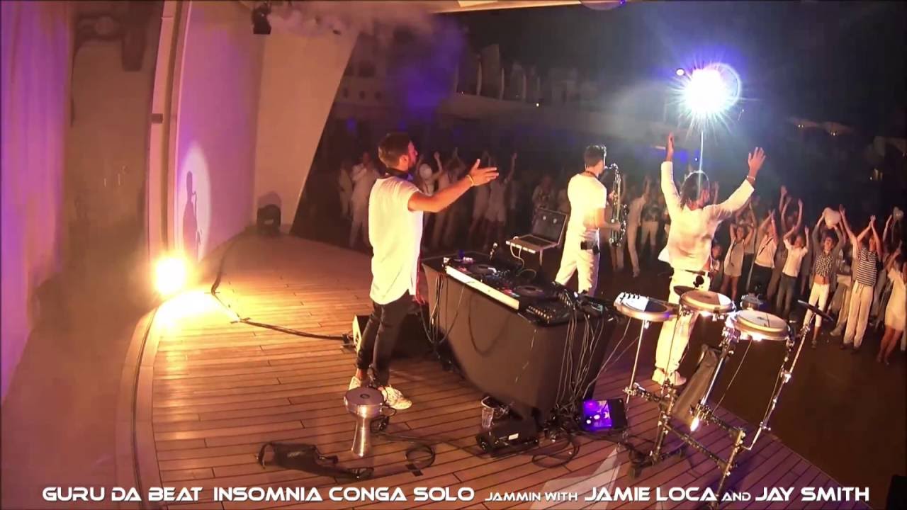 Guru Da Beat House music live Percussion conga solo on Faithless ...