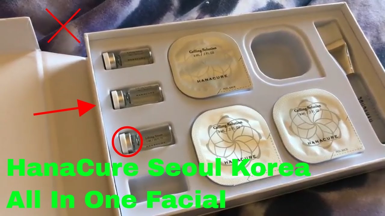 How To Use HanaCure Seoul Korea All In One Facial Review - YouTube