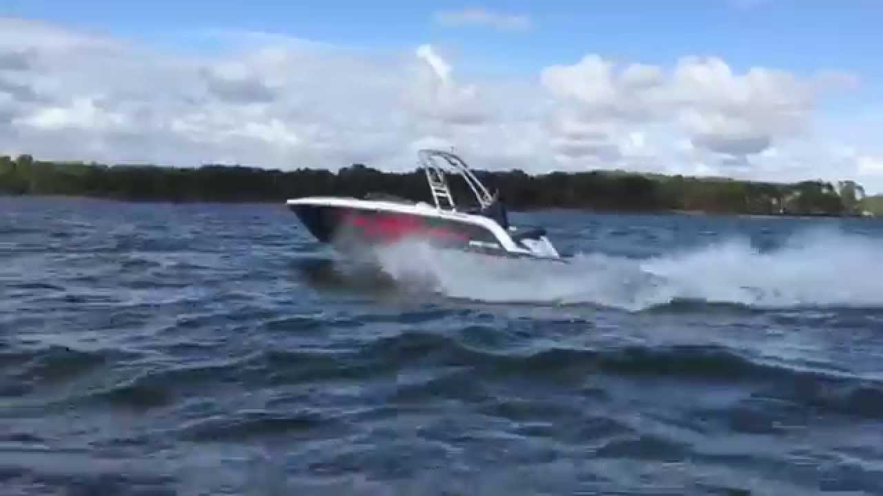 SEALVER Wave Boat 656 + Waverunner Yamaha SVHO - YouTube