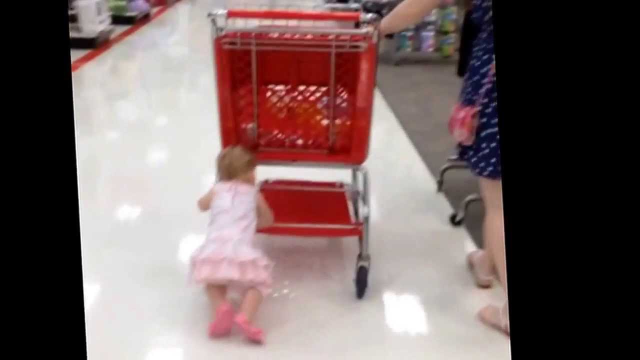 Original Baby Pushing Cart Video : Lorelai - YouTube